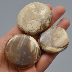 Root Beer Calcite Smooth Stones | Chocolate Calcite | Handmade ...