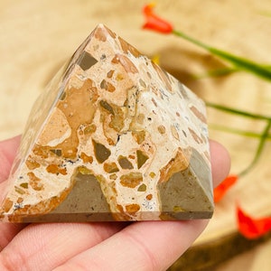 Leopardite Pyramid | Leopardite Jasper | Leopardite Agate | Healing ...