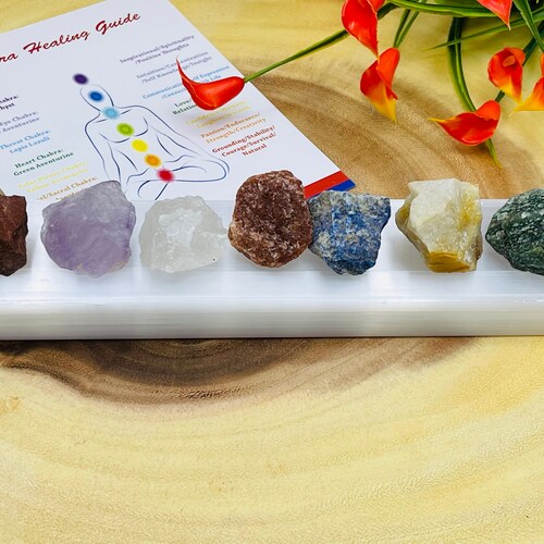 Pocket Chakra Kit Chakra Crystal Set Chakra Bracelet W/ | Etsy