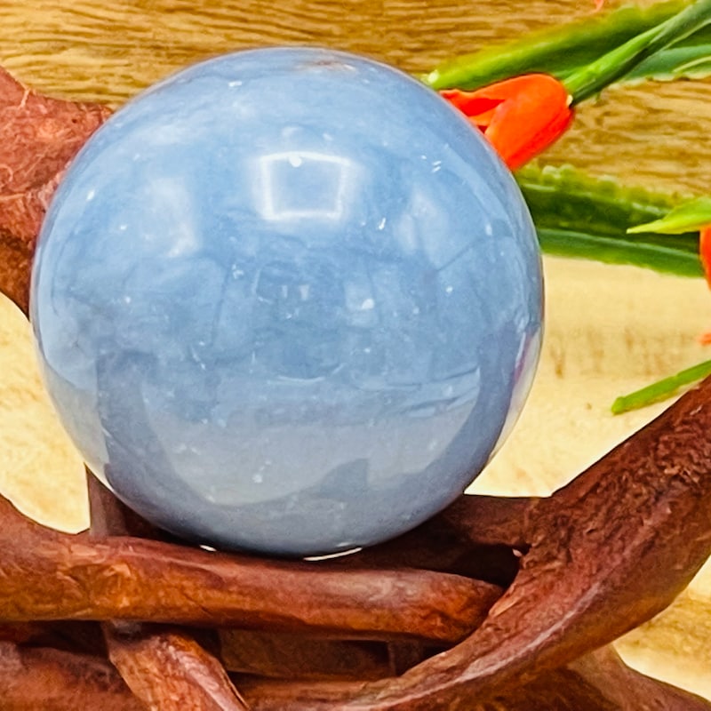 Angelite Stone - Etsy