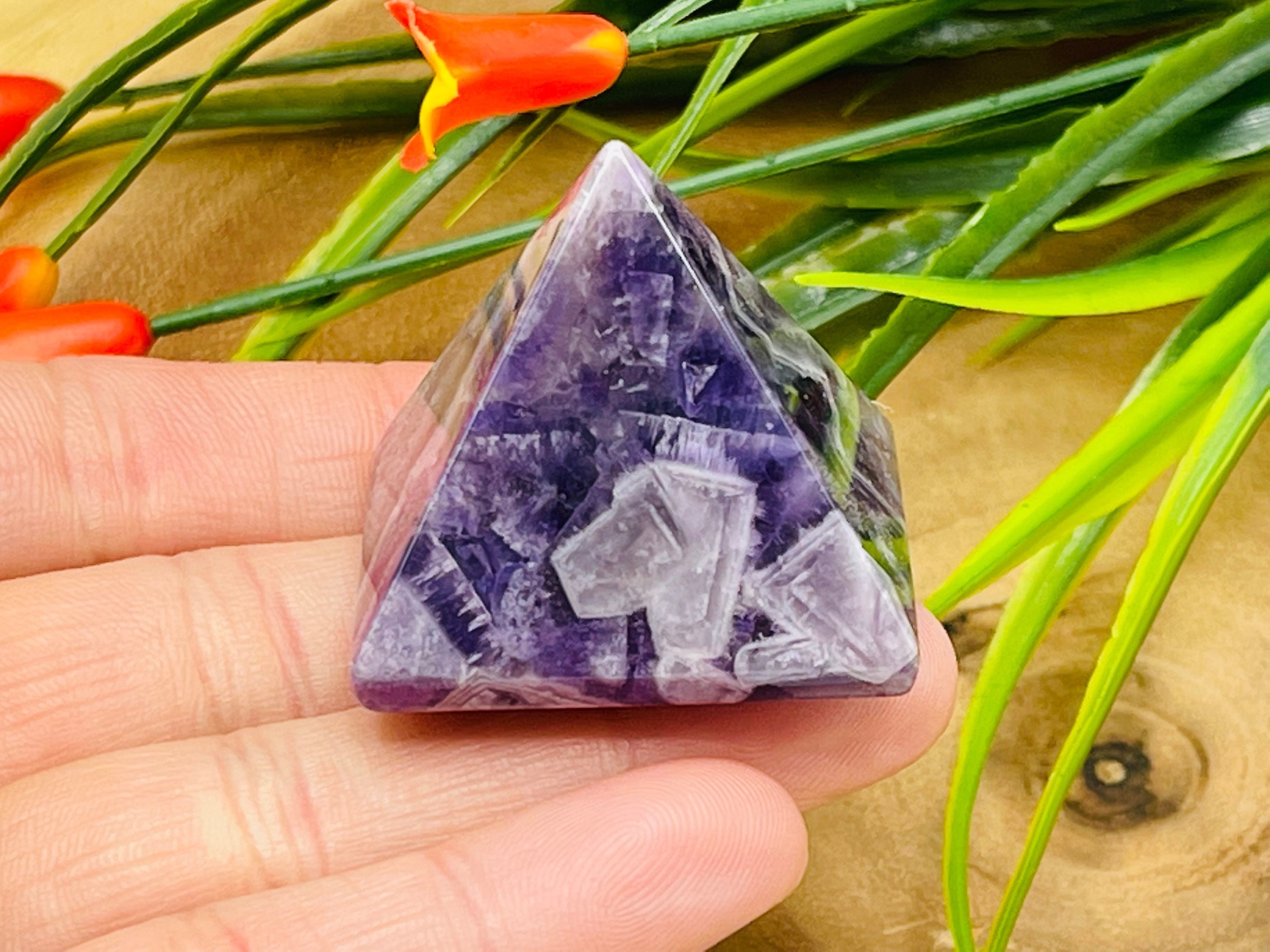 Amethyst Pyramid Amethyst Crystal Pyramid Amethyst Pointer - Etsy