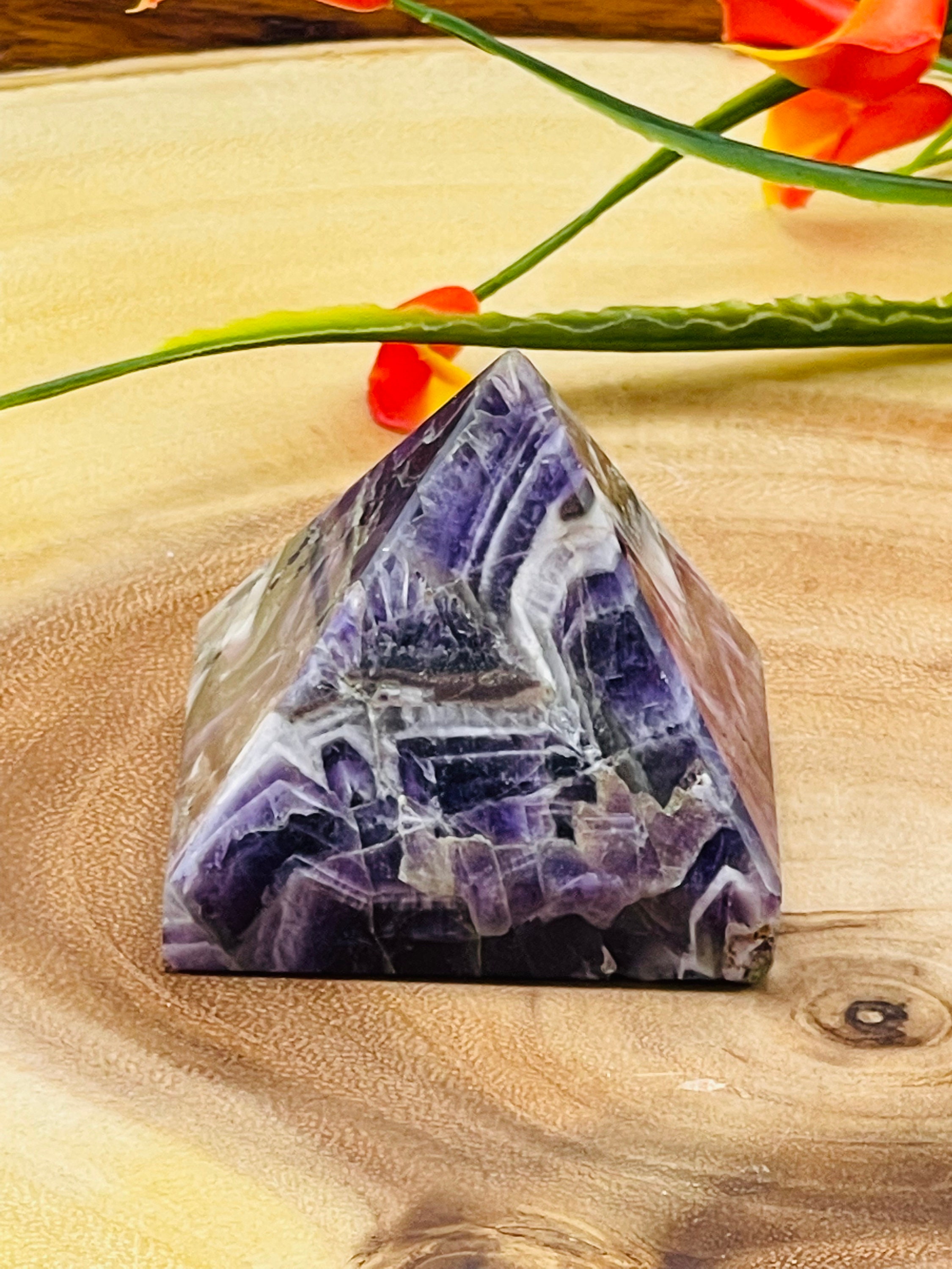 Amethyst Pyramid Amethyst Crystal Pyramid Amethyst Pointer - Etsy