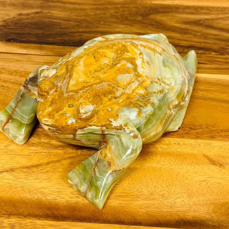 Stone Frog Figurine - Etsy