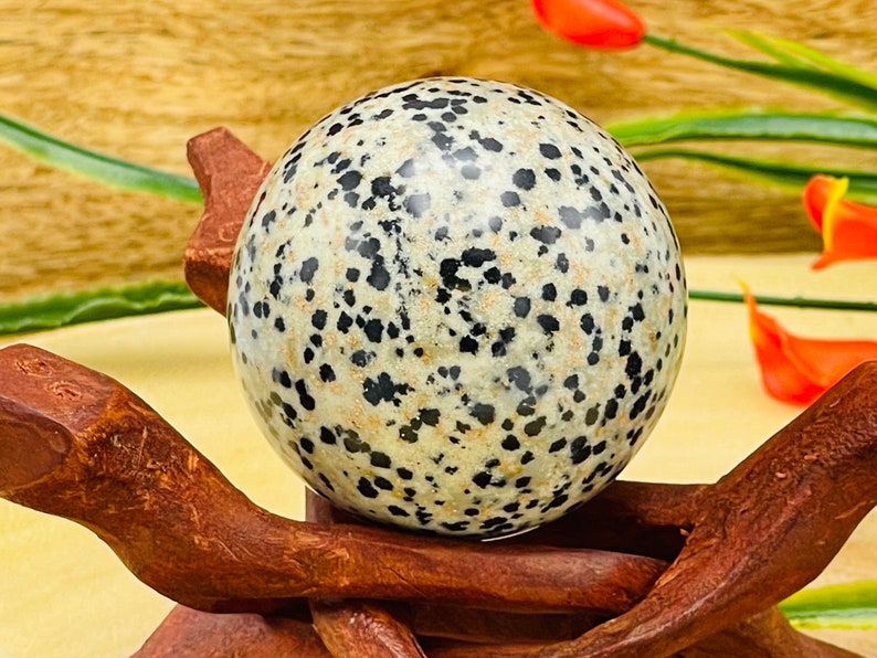 Dalmatian Jasper Sphere, Healing Crystal Ball, Healing Chakra, 2 Inch ...