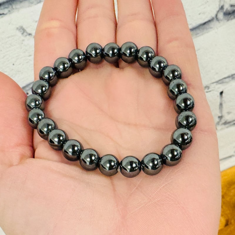 Hematite Bracelet - Etsy