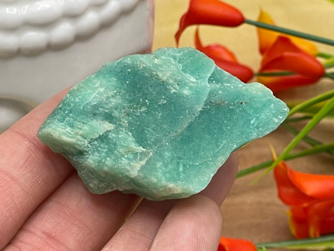 Amazonite Rough Stone, Healing Crystal Raw Specimen, Chakra Stone - Etsy