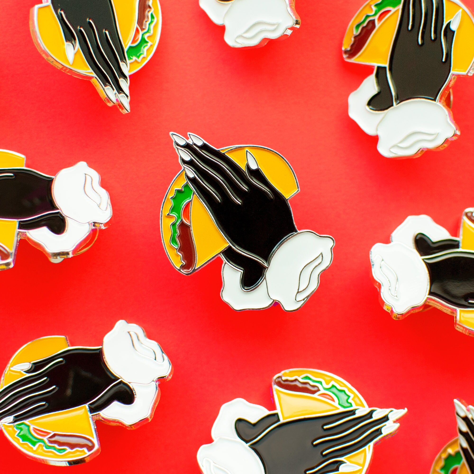 Taco Lover Enamel Pin - Mexican Lapel Pin - Latino Pin Badge - Cinco De ...