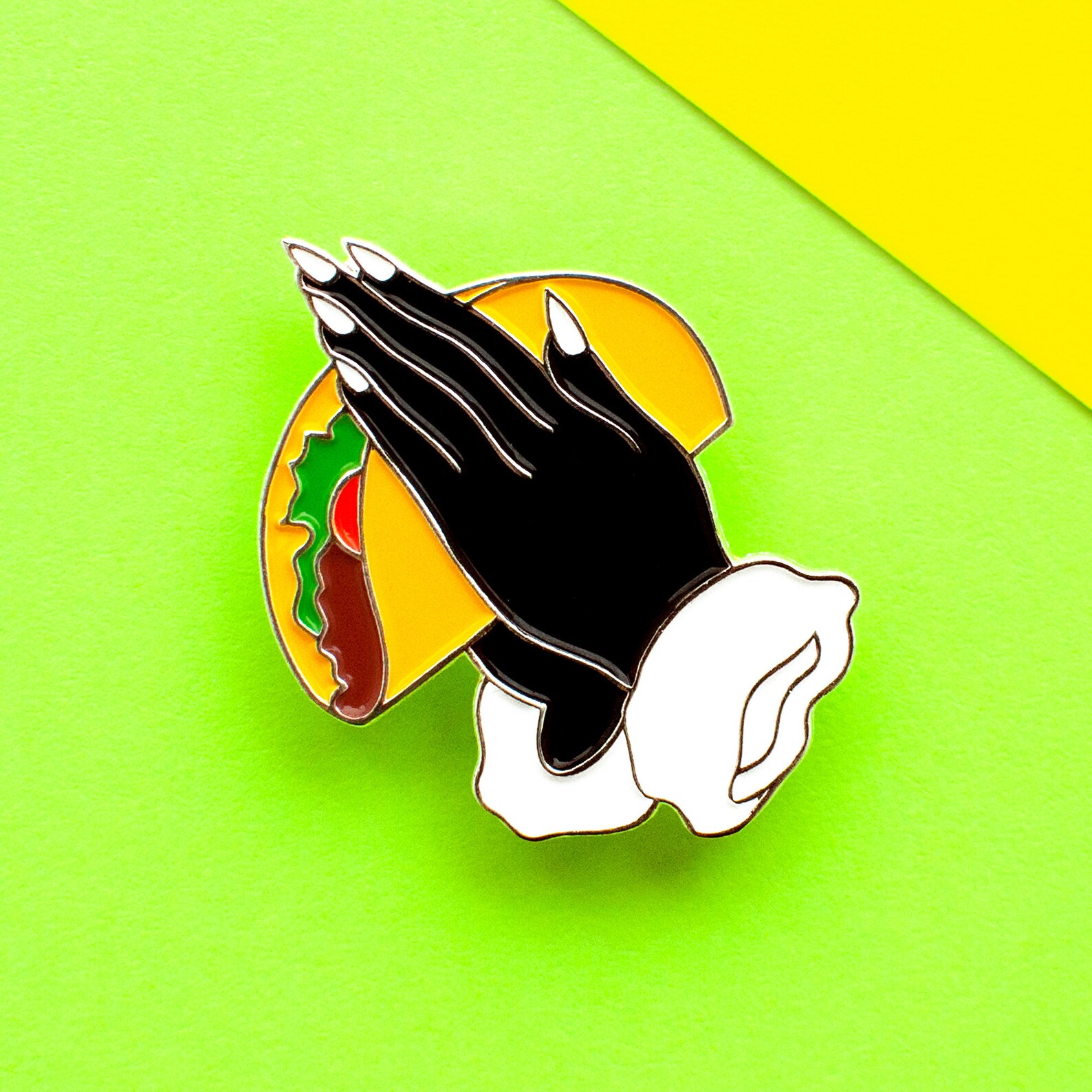 Taco Lover Enamel Pin - Mexican Lapel Pin - Latino Pin Badge - Cinco De ...