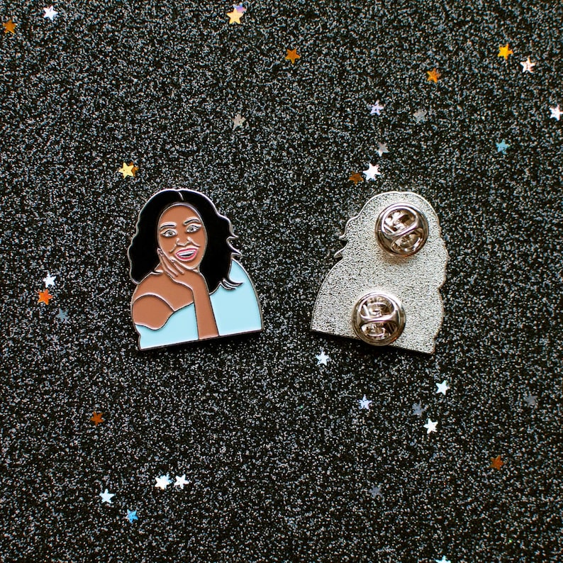 Michelle Obama Enamel Pin First Lady Pin Badge Becoming | Etsy