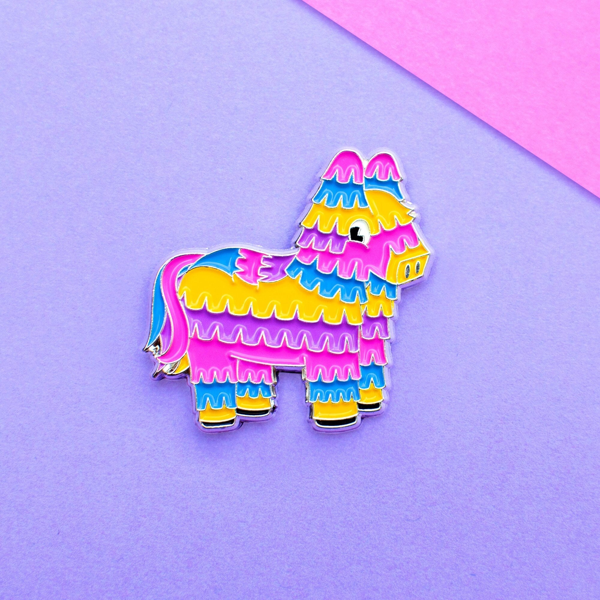 Piñata Enamel Pin Mexican Lapel Pin Latinx Pin Badge | Etsy