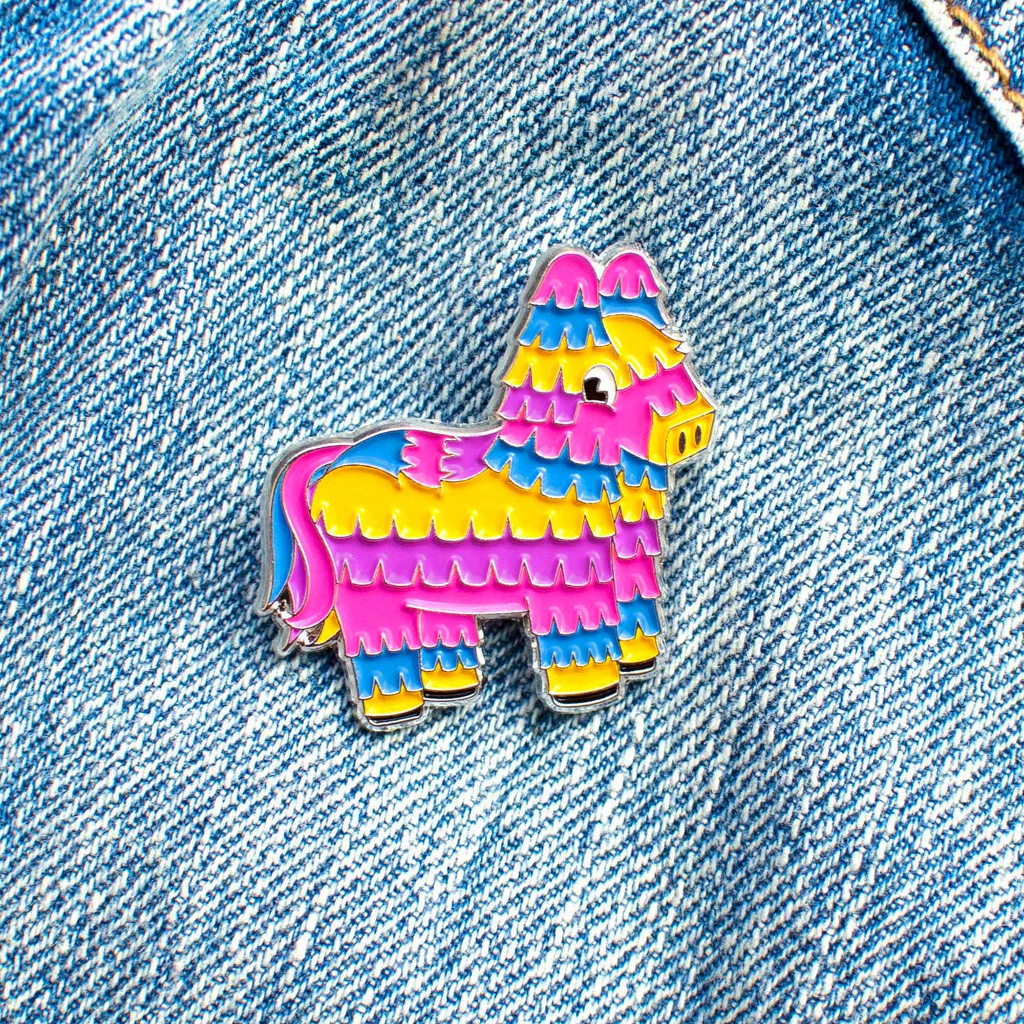 Piñata Enamel Pin Mexican Lapel Pin Latinx Pin Badge | Etsy