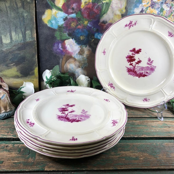 Antique Dinner Plate - Etsy