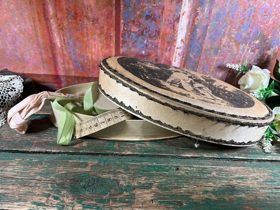 Antique Victorian cardboard box - Gem