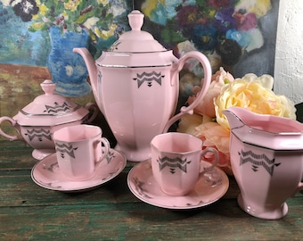 Pink Tea Set - Etsy