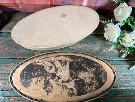 Antique Victorian cardboard box - Gem
