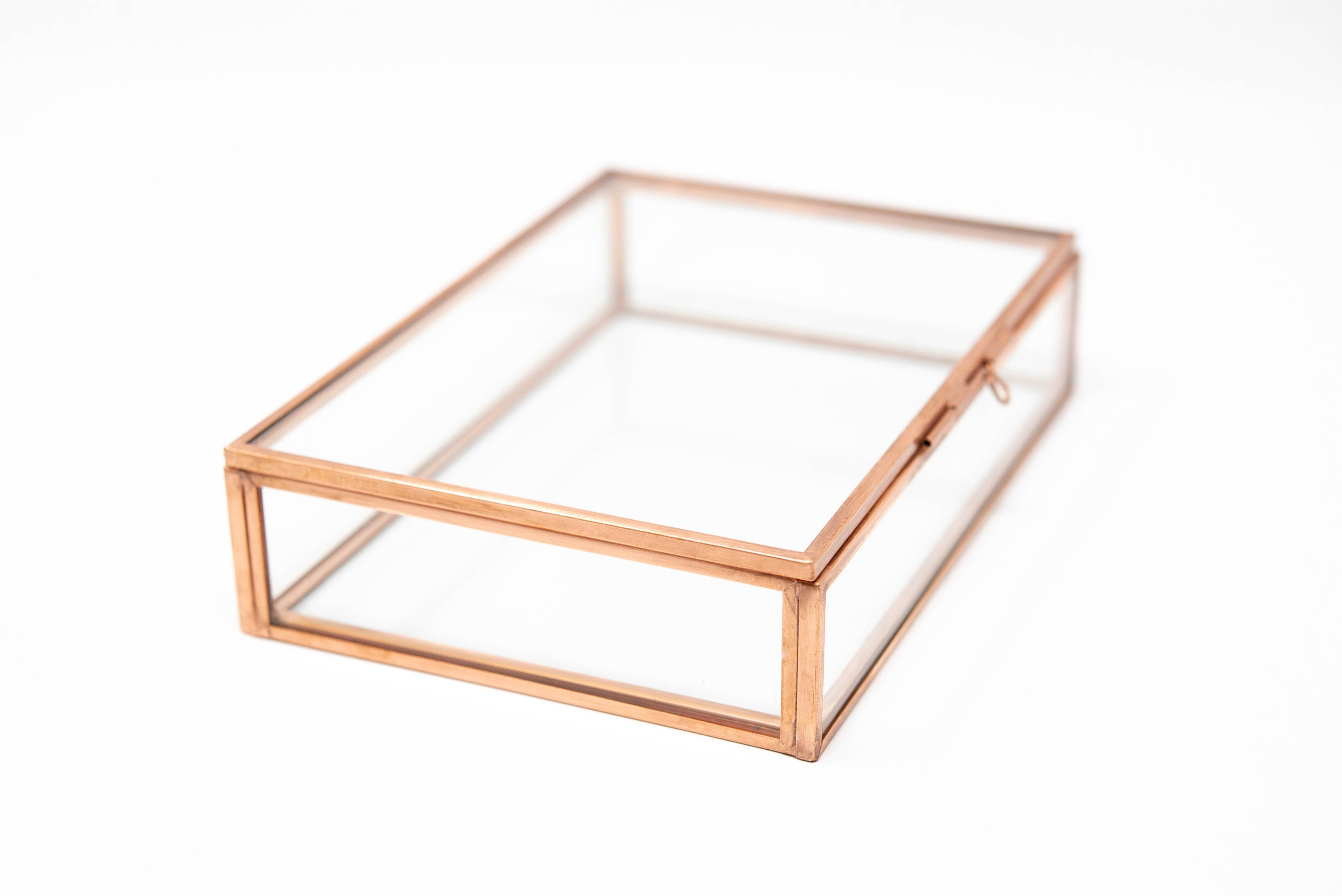Rose Gold Glass Photo Box Photographer Box 4 X 6 5 X 7 - Etsy UK