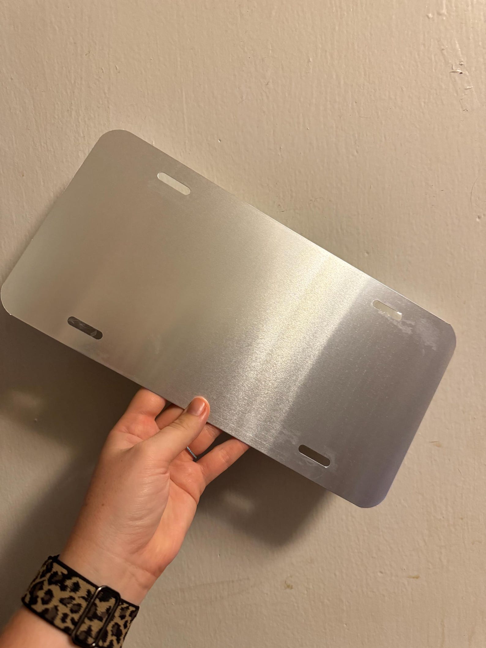 Leopard Print Vehicle Tag Cheetah Print Tag Monogram Tag Monogram Car ...