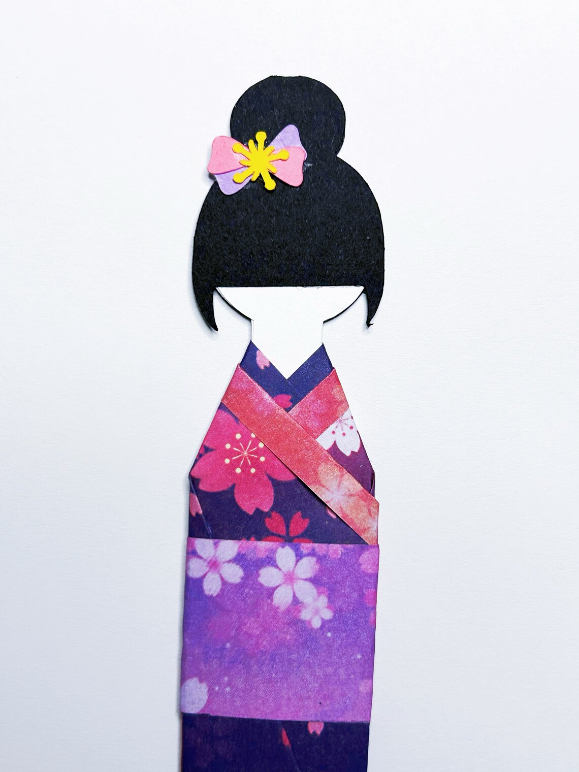 SVG BUNDLE Japanese Doll Bookmark Handmade DIY Gift, Birthday, Mother's ...
