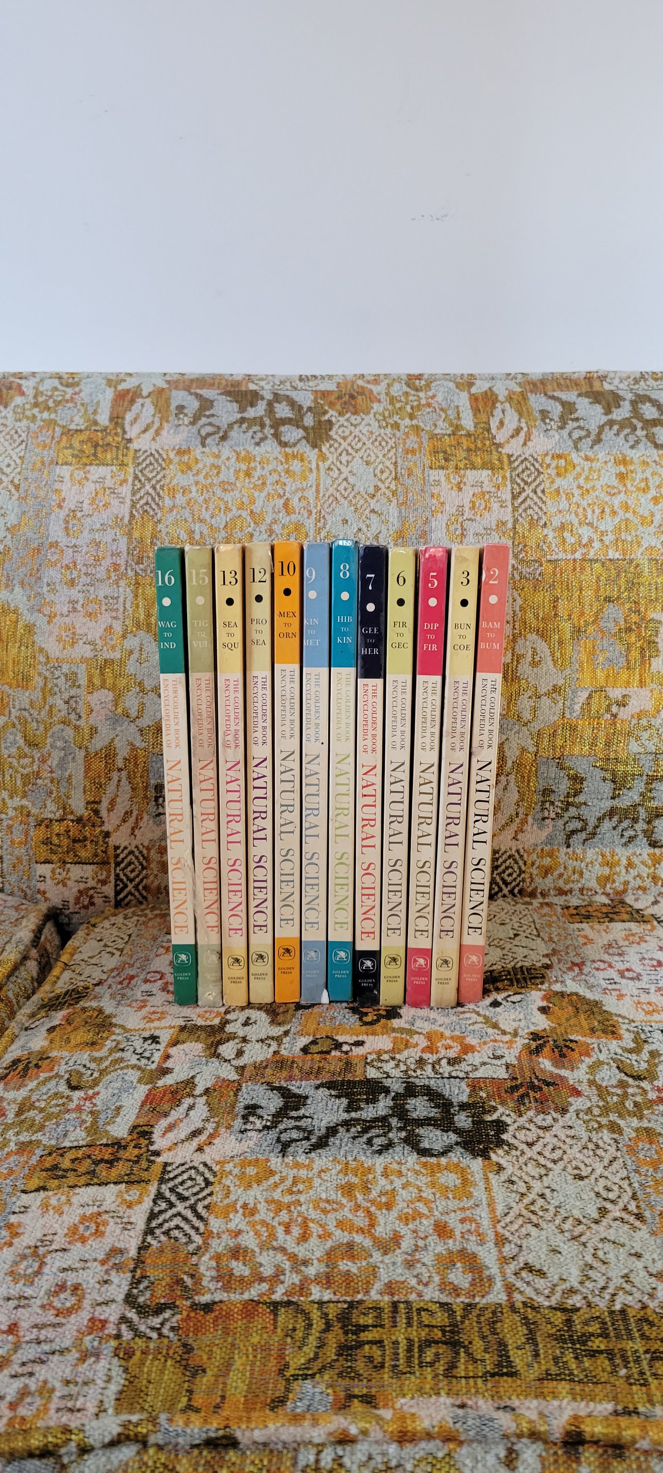 Set of 12: 1962 Golden Book Encyclopedia of Natural Science Books ...