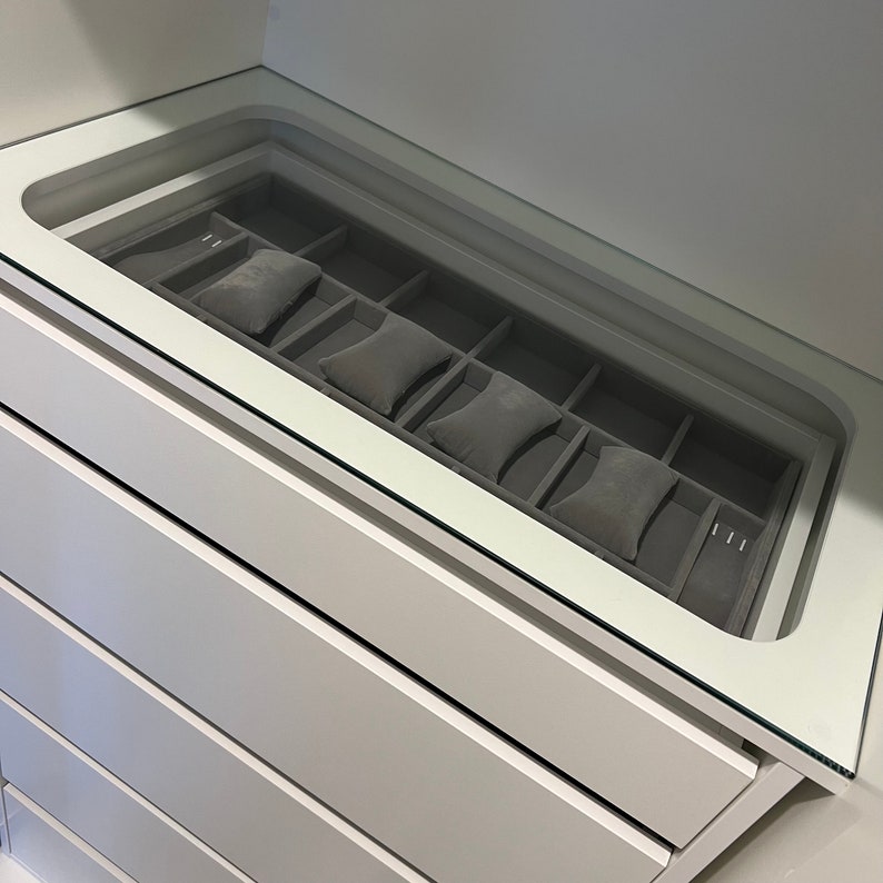 Fits IKEA PAX Jewelry Tray | Space Saving Custom Drawer Insert ...
