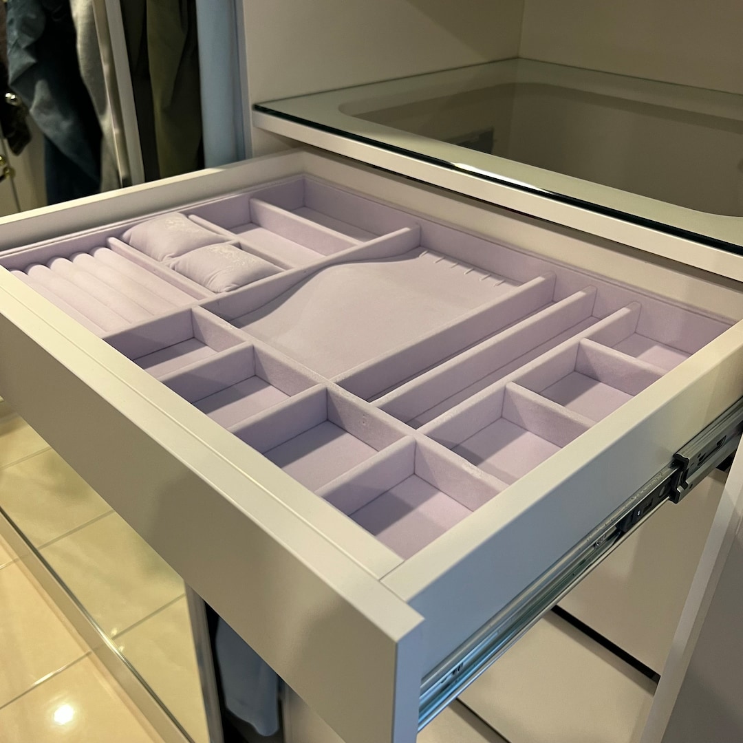 Fits IKEA PAX Jewelry Tray | Space Saving Custom Drawer Insert ...