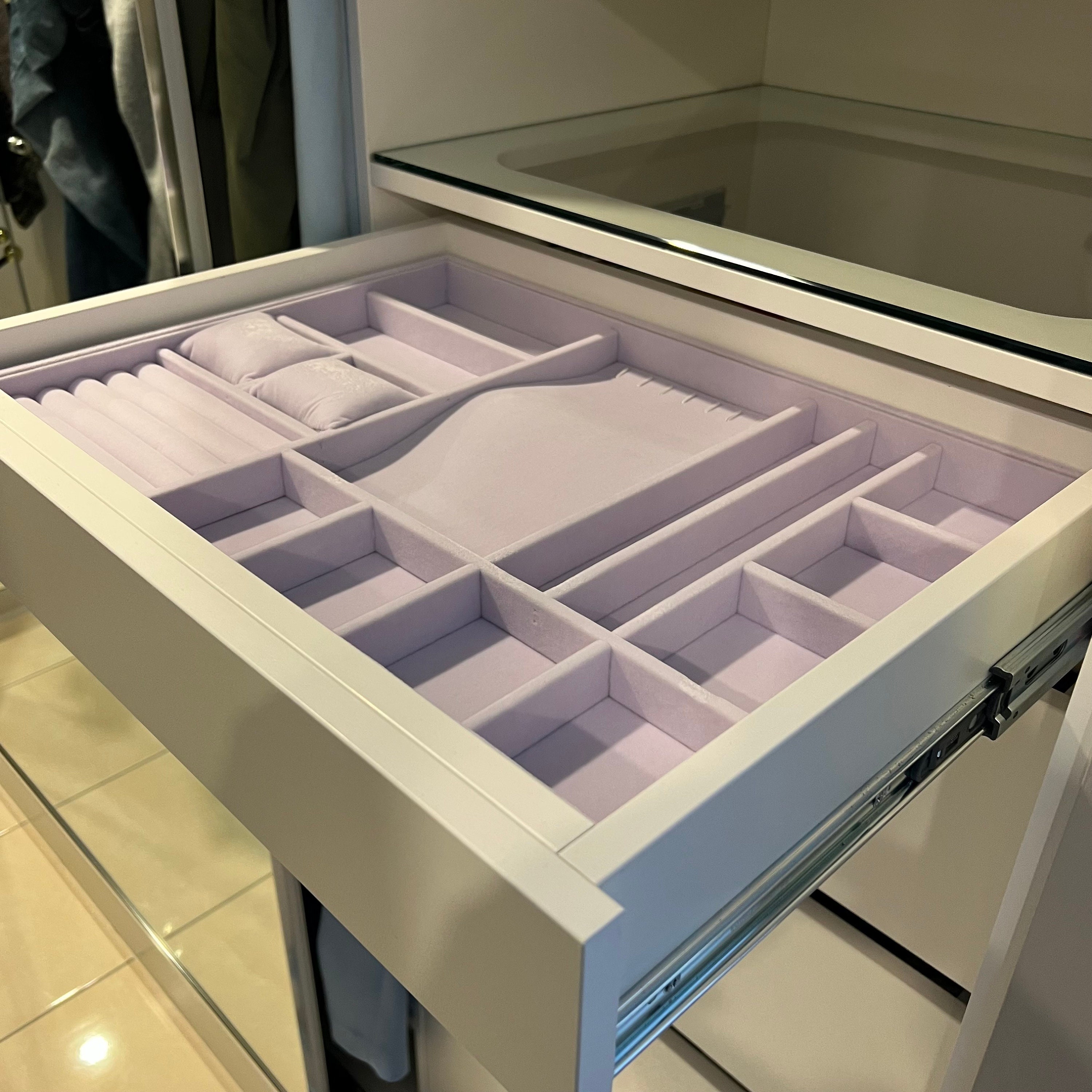 Fits IKEA PAX Jewelry Tray | Space Saving Custom Drawer Insert ...