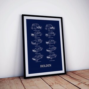 Holden Fx Fj Fe Fc Fb Ek Ej Eh Hd Hr Old Holden Drawing Blueprint ...