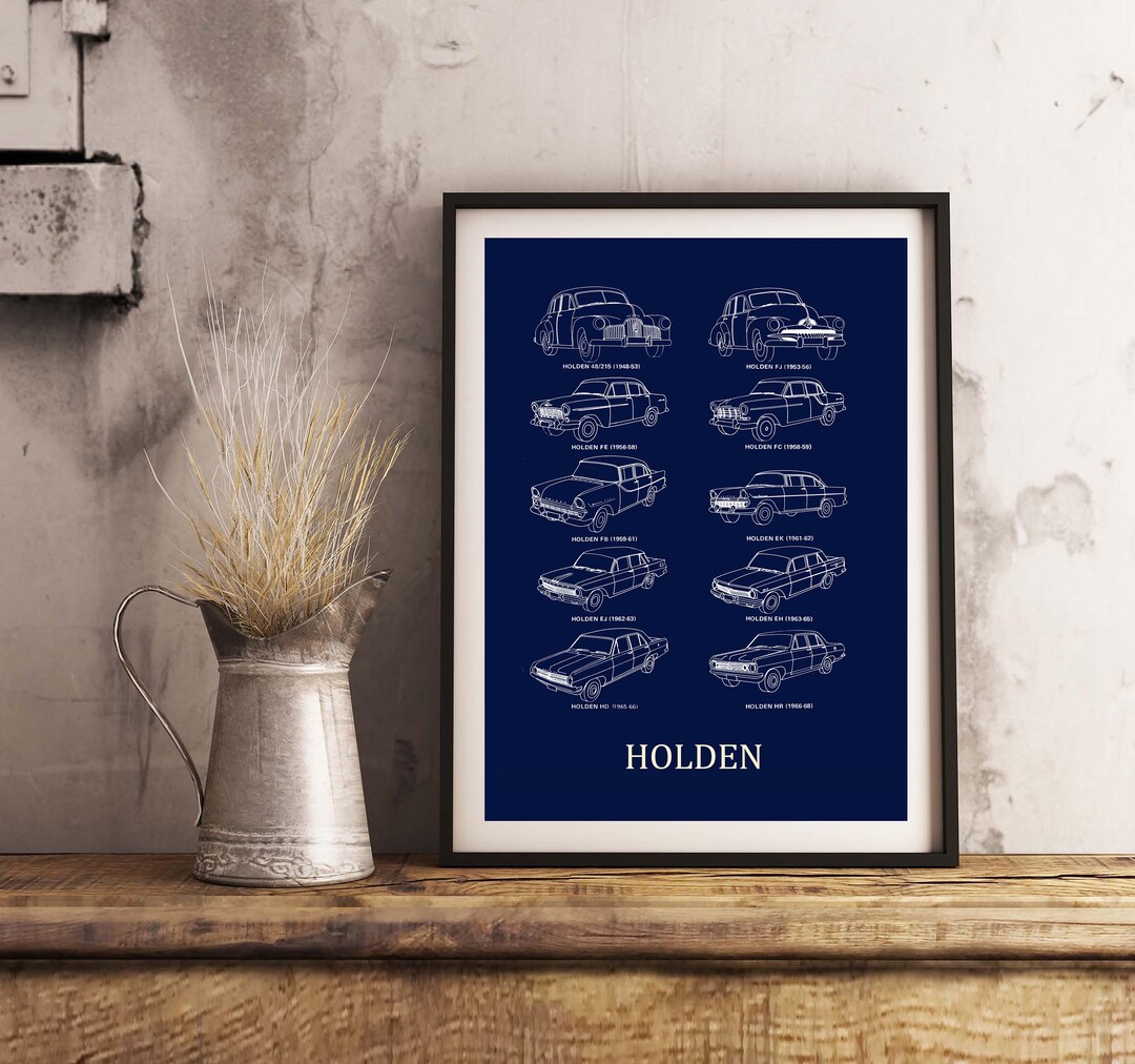 Holden Fx Fj Fe Fc Fb Ek Ej Eh Hd Hr Old Holden Drawing Blueprint ...