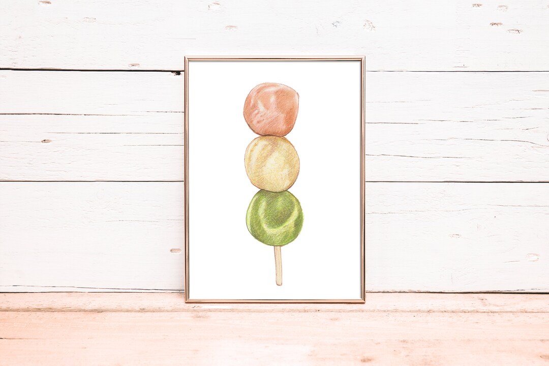 Dango Drawing Wall Art Print - Etsy