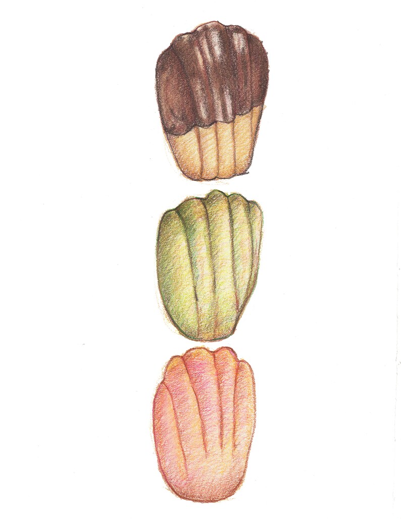 Madeleine Drawing Wall Art Print - Etsy