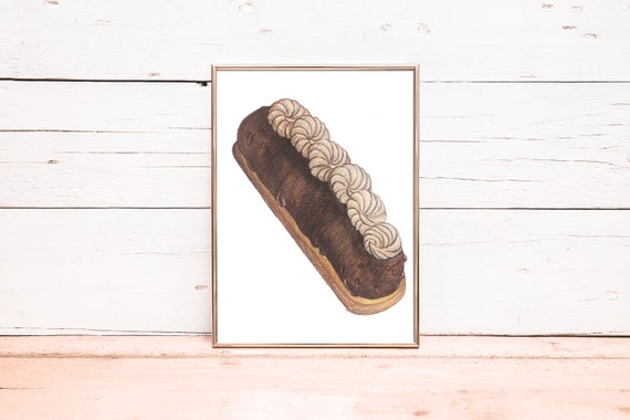 Eclair Wall Art Print - Etsy