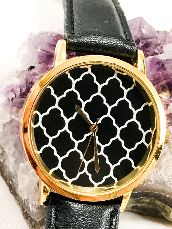 Large Statement Gothic Rosette Pattern Numberless Fashion | Etsy