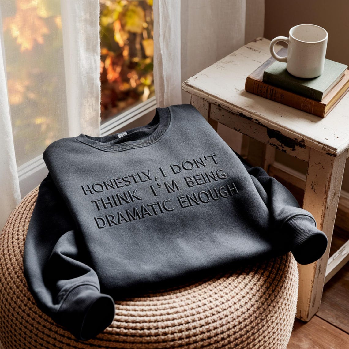 Embroidered Sarcastic Sweatshirt, Funny Humor Shirt for Women - Etsy