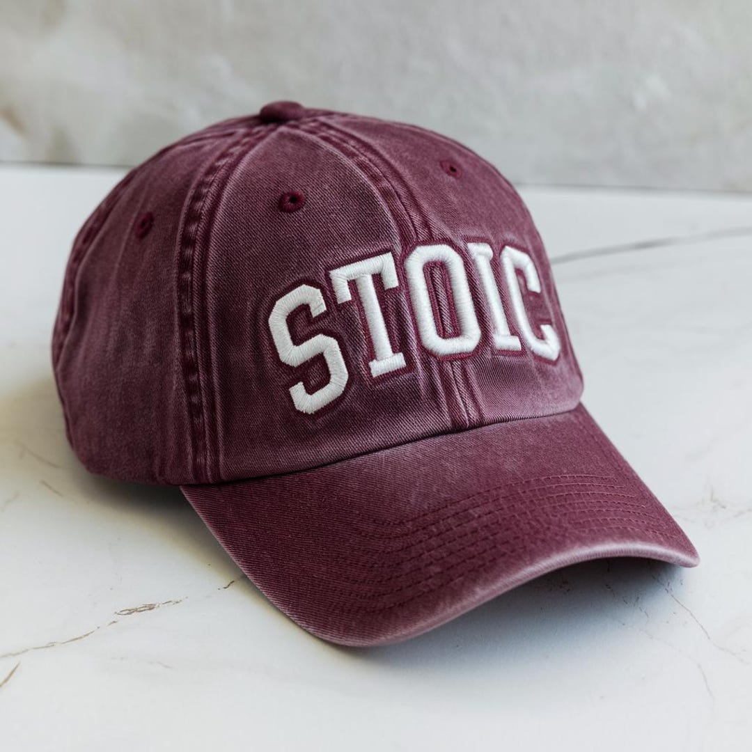 Best Stoic Quotes Unisex Hat, Cool Minimalist Modern Stoic Hat, Stoic ...