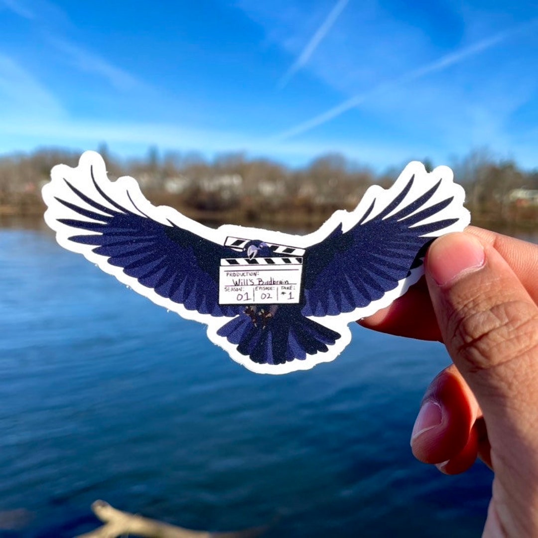 Crow Sticker (will's Birdbrain Podcast) - Etsy