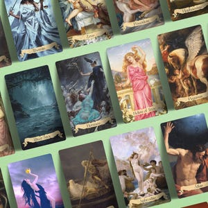 Delphi Oracle Tarot Deck – Greek Mythology-inspired 50-card Indie ...