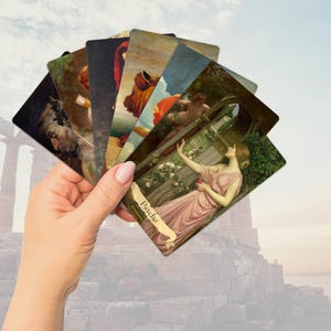 Delphi Oracle Tarot Deck – Greek Mythology-inspired 50-card Indie ...