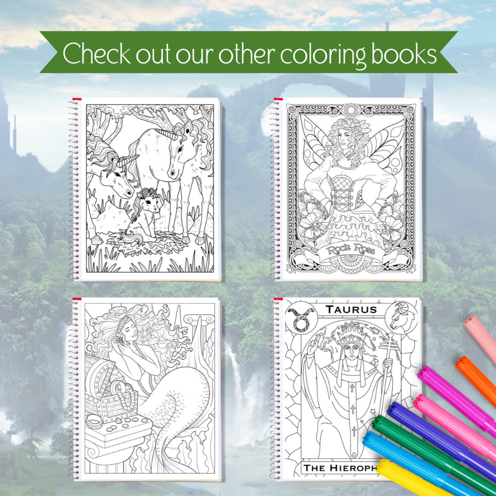 KEYHOLE WORLD Coloring Pages Digital Coloring Book - Etsy