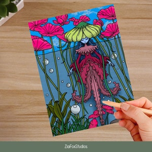 Fantasy Creatures Coloring Pages | Digital Coloring Book | Dreamy ...