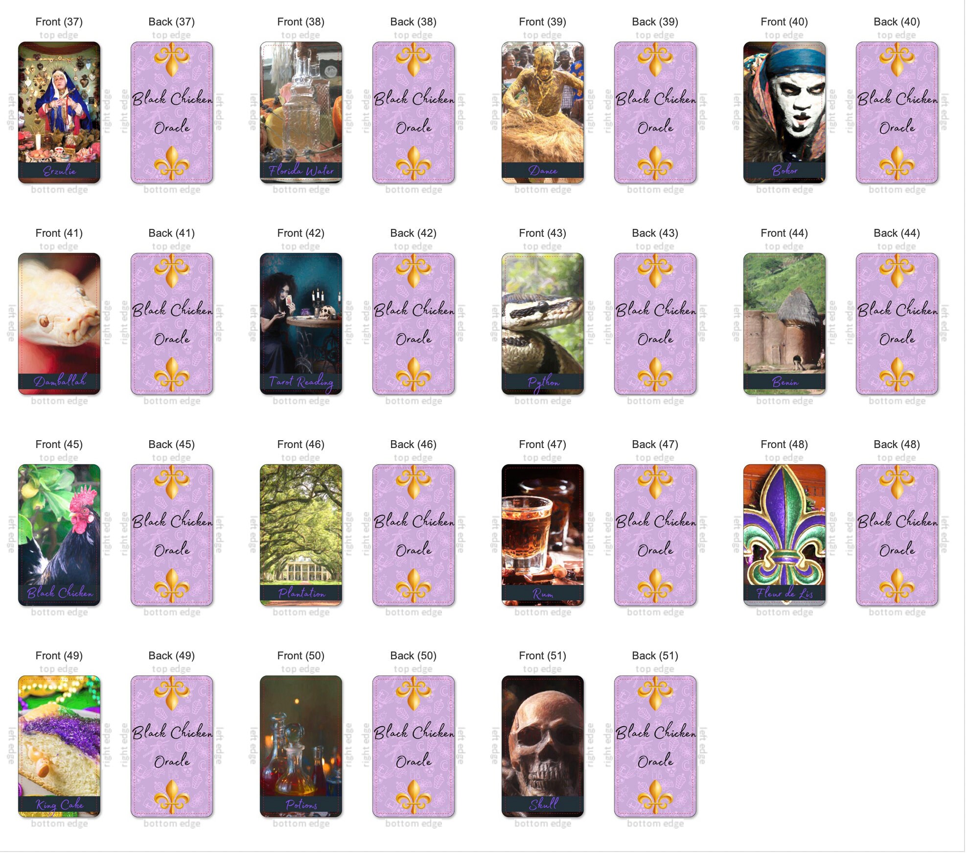 VOODOO ORACLE Black Chicken Oracle Self Published Papa - Etsy