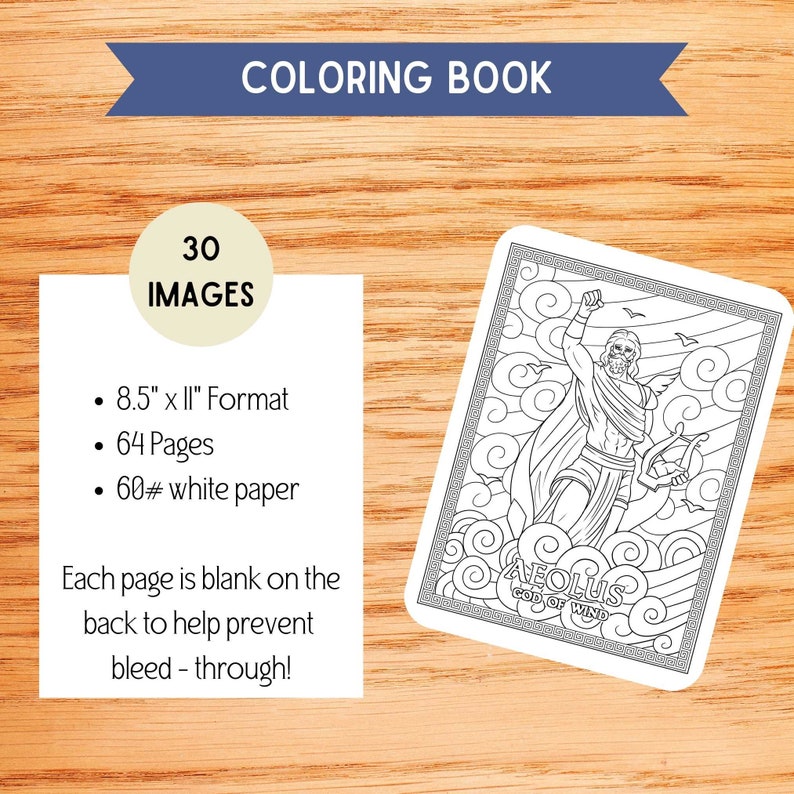 Greek Mythology Coloring Book | Physical Copy | Print on Demand ...