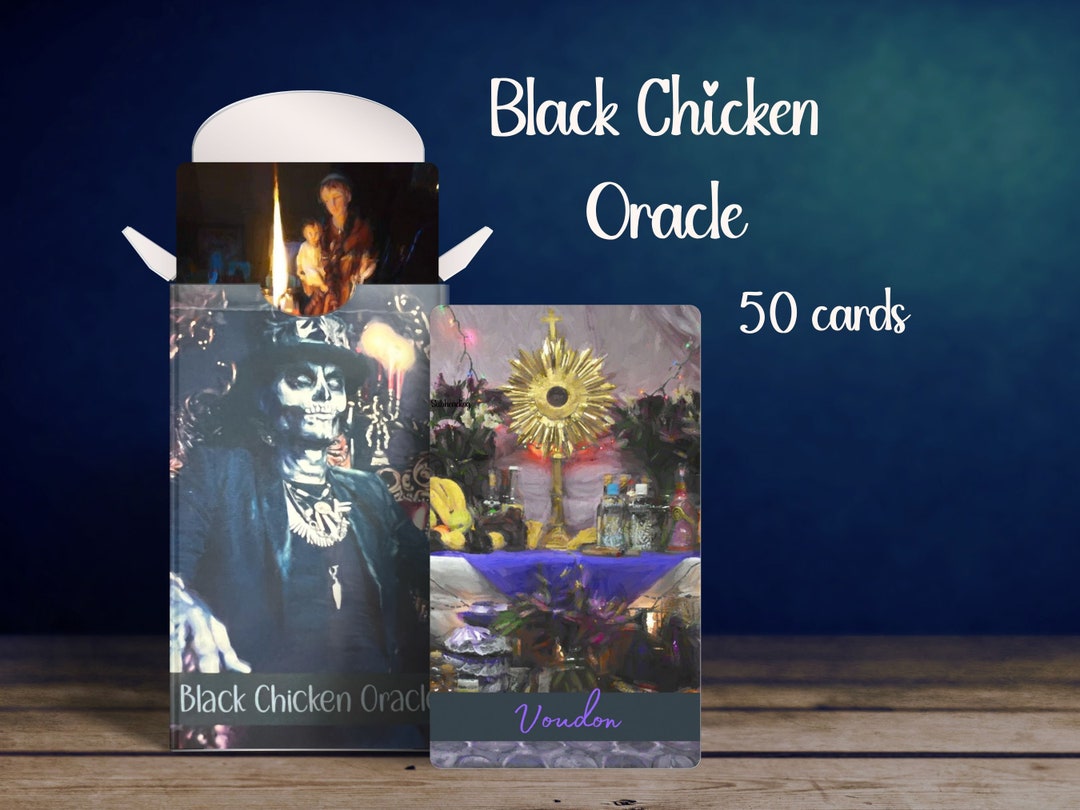 Black Chicken Oracle : Voodoo Self-published Deck New Orleans Loa Baron ...
