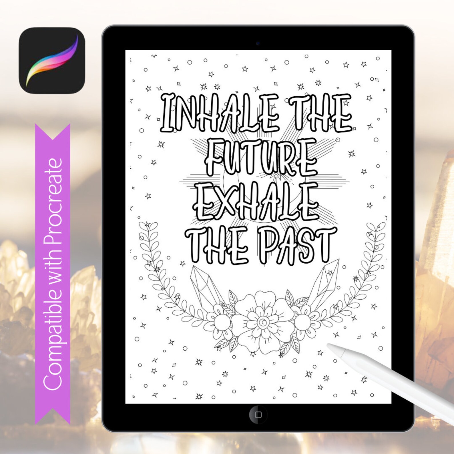 MAGIC & MINDFULNESS Coloring Pages digital Coloring Book - Etsy