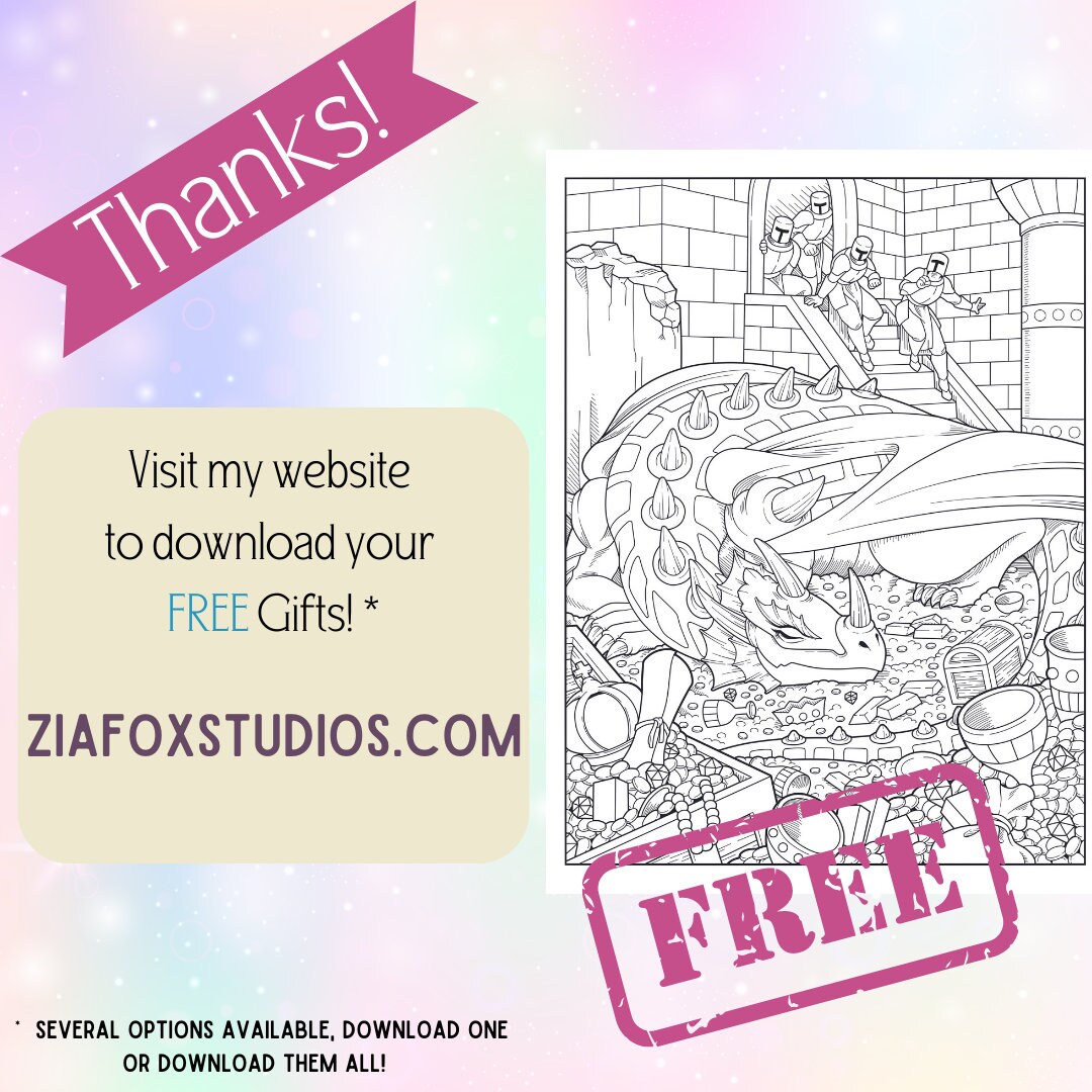 UNICORN MAGIC Coloring Pages Digital Coloring Book - Etsy