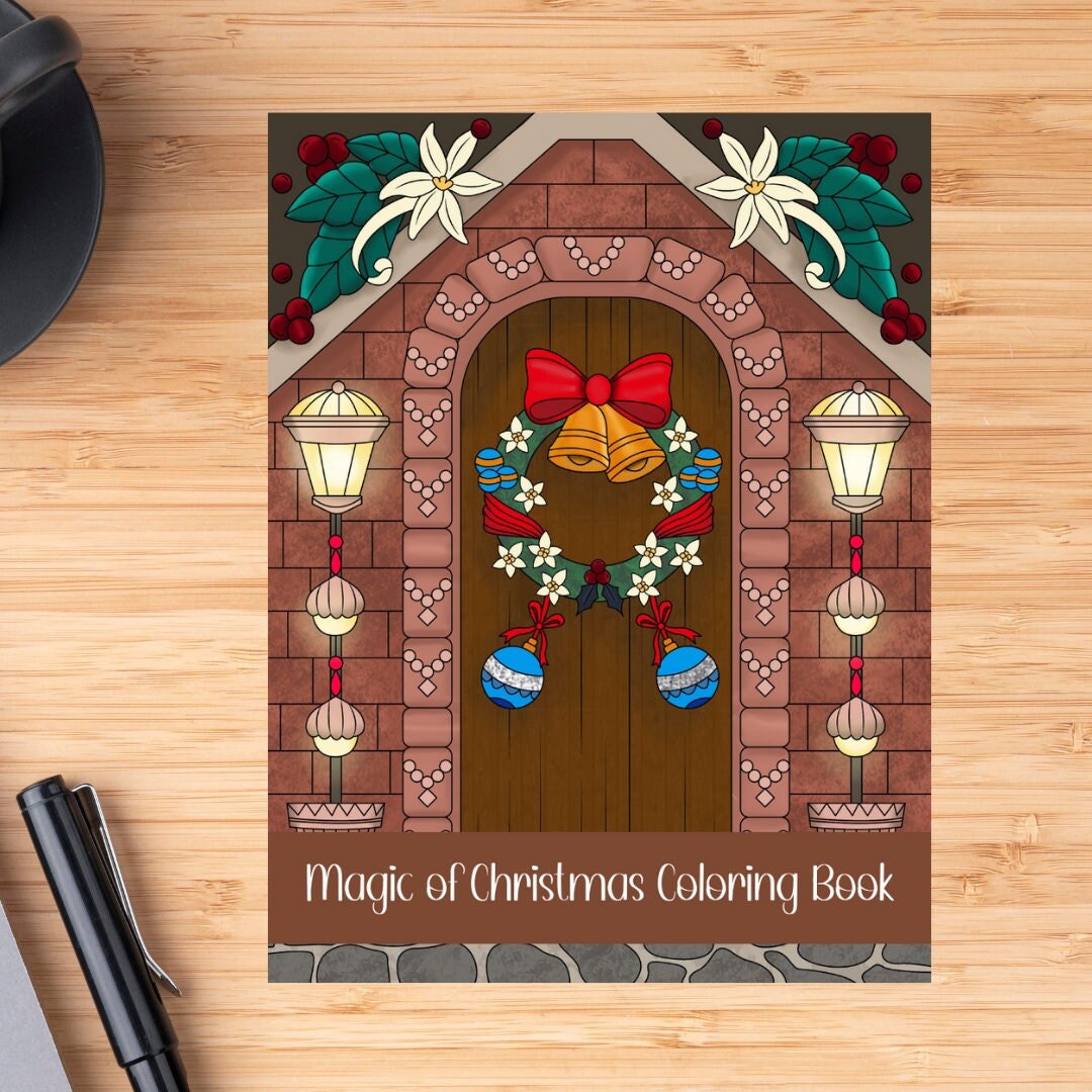 MAGIC OF CHRISTMAS Coloring Book | Physical Copy | Print on Demand ...