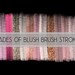 Shades of Blush Clip Art / Brush Stroke Clip Art/ Pink Blush Glitter ...
