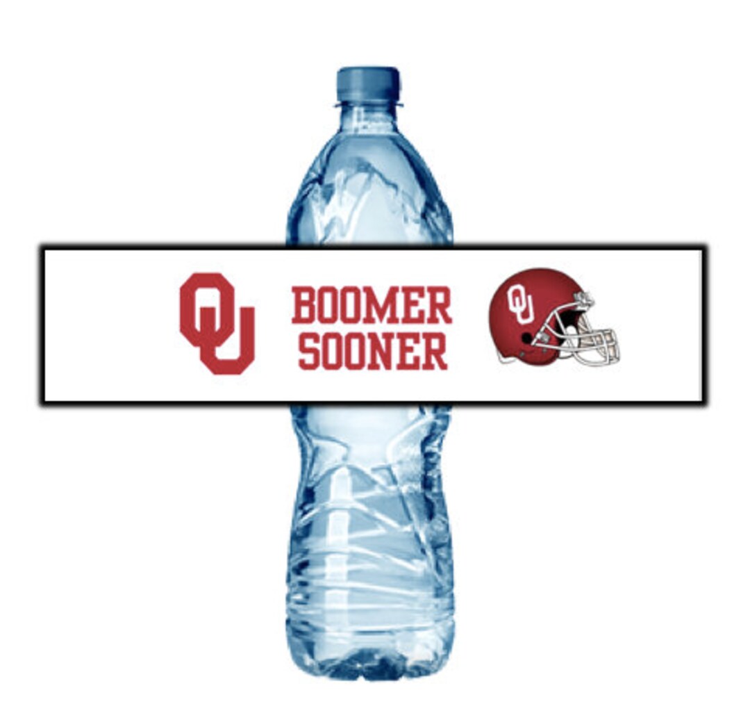 University of Oklahoma Water Bottle Labels (10) - Etsy