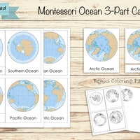 Animals of the Seven Continents Montessori 3-part Cards PDF ...