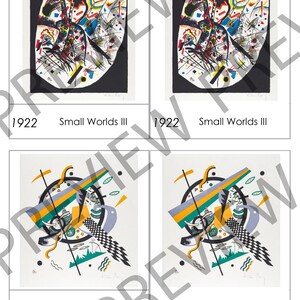 Wassily Kandinsky Art Montessori 3 Part Cards - Language - Art Lesson ...