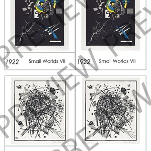 Wassily Kandinsky Art Montessori 3 Part Cards - Language - Art Lesson ...